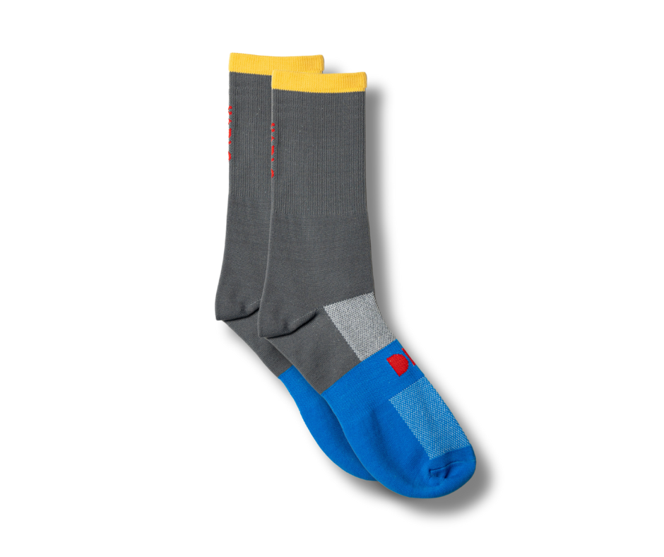 Venture Running Socks - Gray, Performance Fit