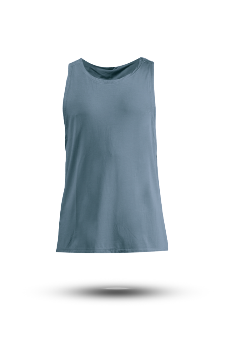 Men’s Terra Recovery Tank (Ash Gray) – Built for Every Workout